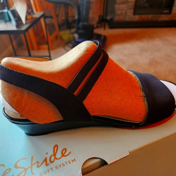 Life Stride | Shoes | Navy Blue Slide Sabdak | Poshmark